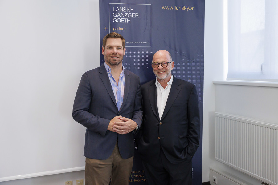 Empfang US-Abgeordneter Eric Swalwell | Lansky, Ganzger, Goeth ...